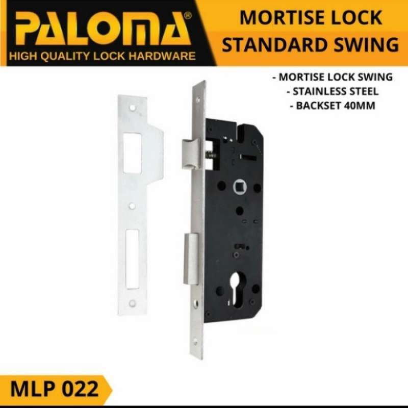 Promo MORTISE LOCK SET CYLINDER PALOMA MLP 022+CLP 214 PINTU SWING ...