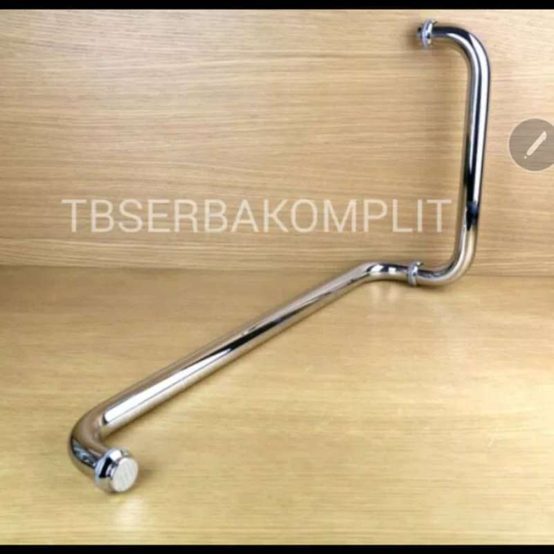 Promo Handle Pintu Kaca / Pegangan Pintu kamar mandi 20x50cm anti karat ...