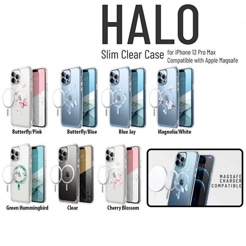 Promo Case iPhone 13 Pro Max I-blason Iblason Halo MagSafe Slim Clear Casing - Blue Jay 13 Pro ...