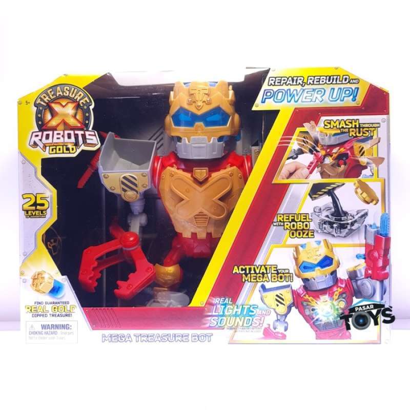 Promo Treasure X Robots Gold Mega Treasure Bot Season 7 Diskon 23% Di ...