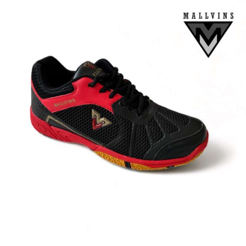 Promo Sepatu Badminton Mv Black Red Series Mvb02 Diskon 50% Di Seller ...