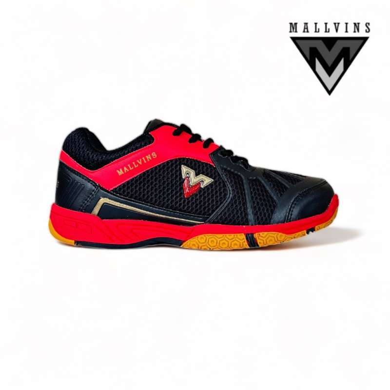 Promo Sepatu Badminton Mv Black Red Series Mvb02 Diskon 50% Di Seller ...