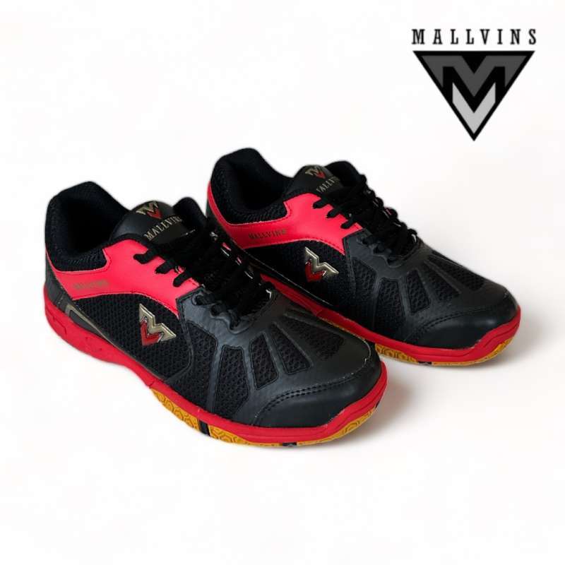 Promo Sepatu Badminton Mv Black Red Series Mvb02 Diskon 50% Di Seller ...