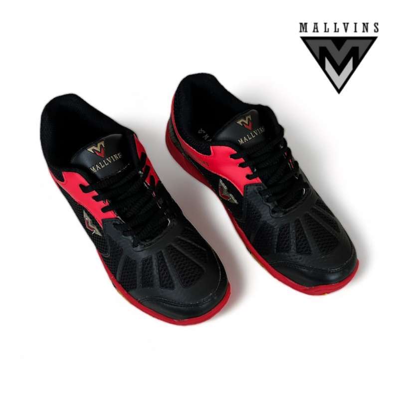 Promo Sepatu Badminton Mv Black Red Series Mvb02 Diskon 50% Di Seller ...