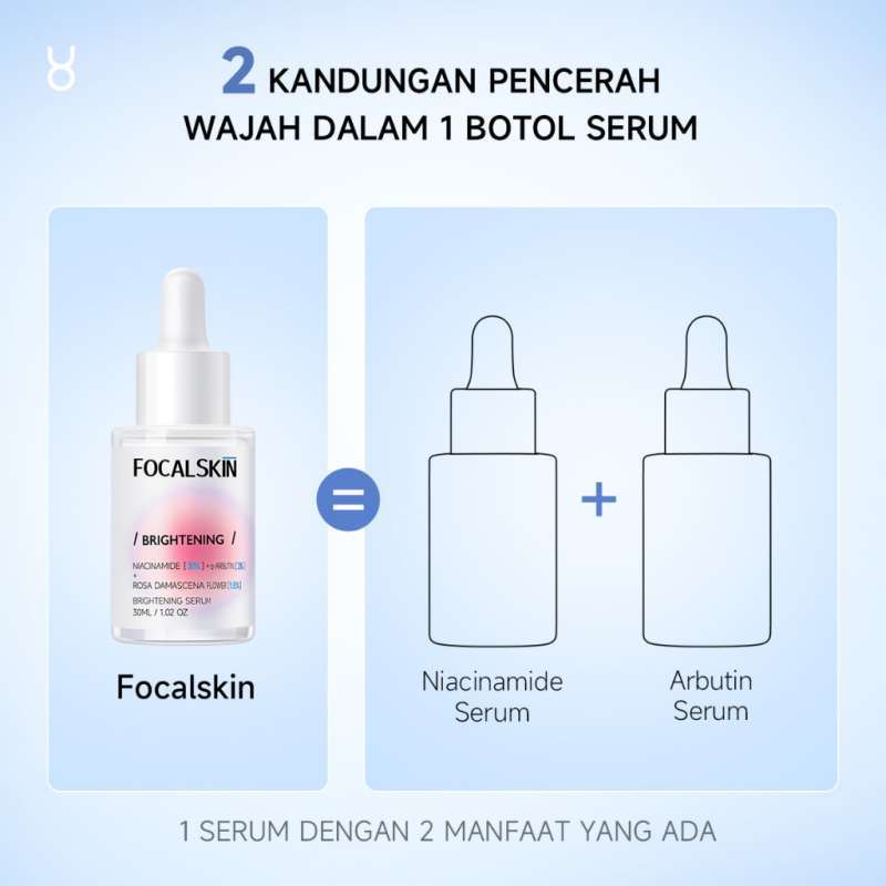 Jual Focalskin 7 Days Brightening Serum 3% Niacinamide + 2% Α-arbutin+ ...