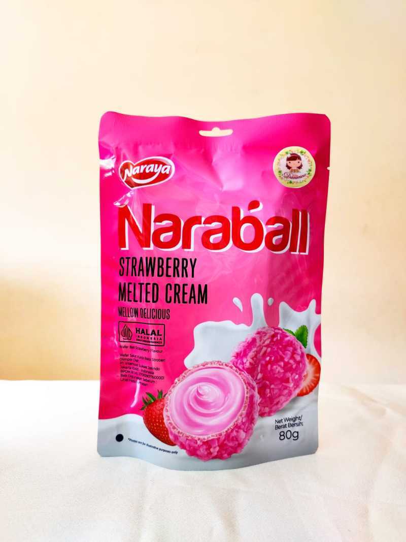 Jual Snack Import I Naraya Naraball Wafer Ball Melted Cream Original ...