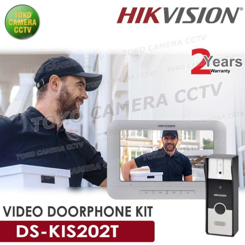 Promo Hikvision Video Doorbell Door Viewer Kamera Bell Pintu Intercom ...