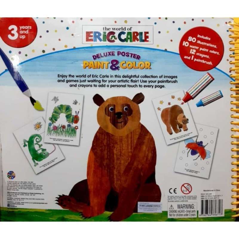 Promo Deluxe Poster Paint & Color - The World Of Eric Carle Diskon 23% ...