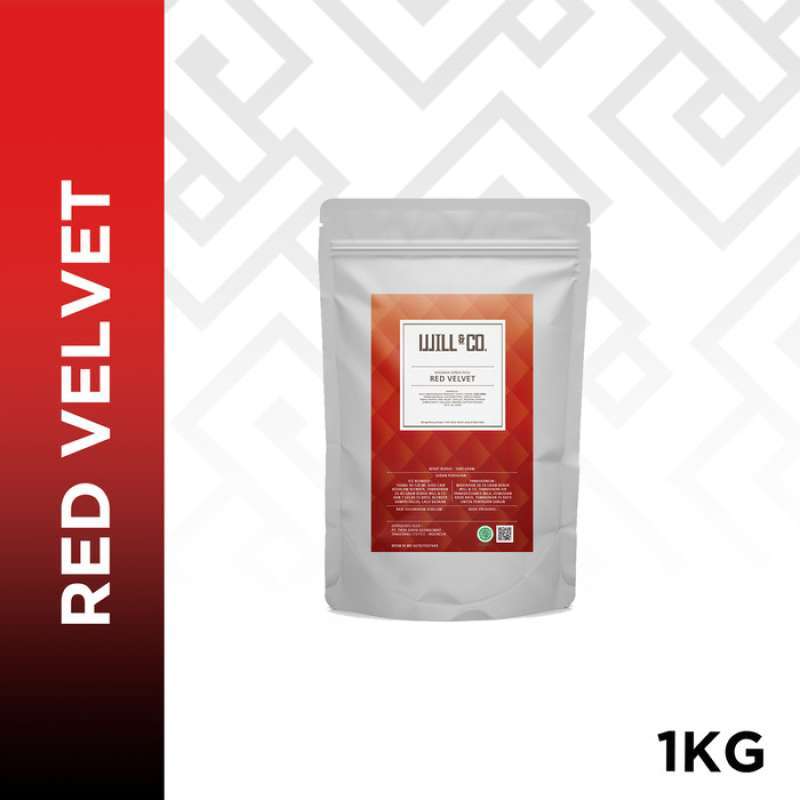 Promo Red Velvet Powder Will&Co Bubuk Minuman Premium 1Kg Diskon 33% di ...