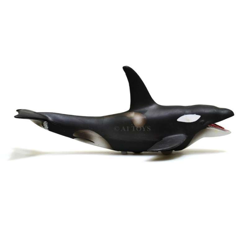 Jual Miniatur Ikan Paus Pembunuh Orca Killer Whale 20 Cm Di Seller ...