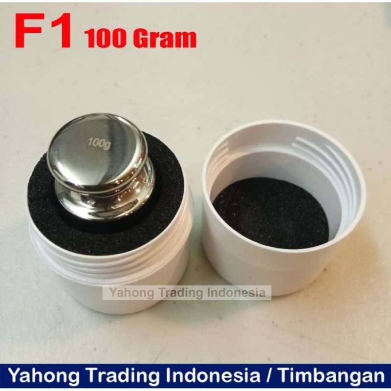 Promo Batu Timbangan Anak Timbangan Kalibrasi F1 100g Diskon 23% di Seller Gamora store ...