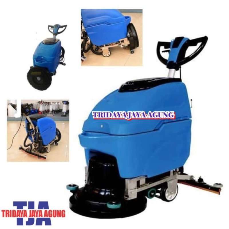 Promo Auto Scrubber Electric Floor Scrubber Dryer 18inch 148rpm 35liter ...