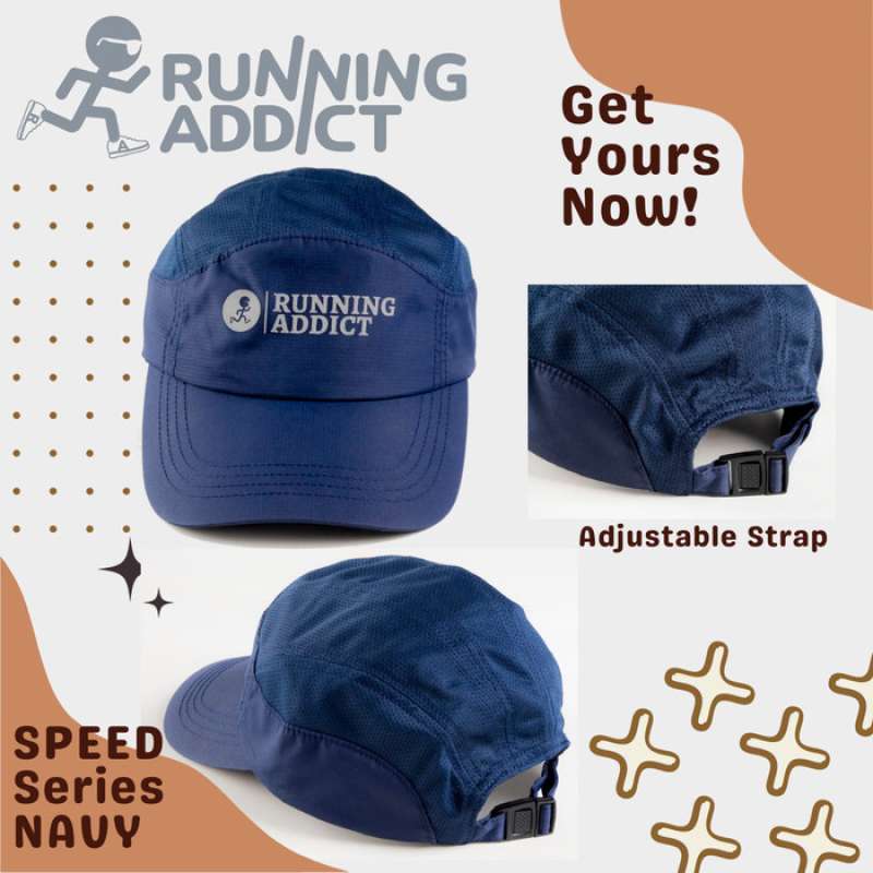 Promo Running Addict Speed Cap - Topi Lari Trail Dry Fit - Bayanaka ...