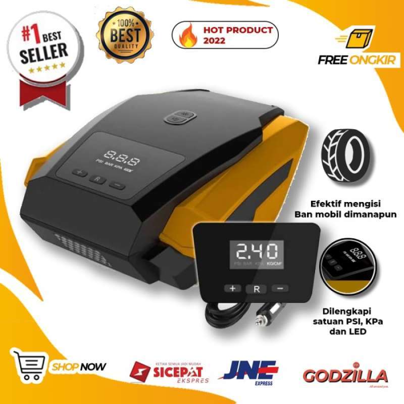 Promo Pompa Ban Mobil Portable | Pompa Ban Mobil Elektrik Diskon 25% di ...