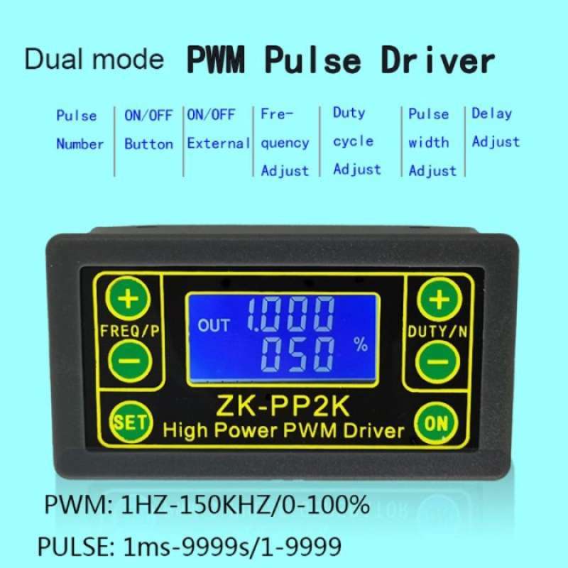 Promo WER ZK-PP2K PWM DC Motor Speed Controller Frequency Duty Cycle ...