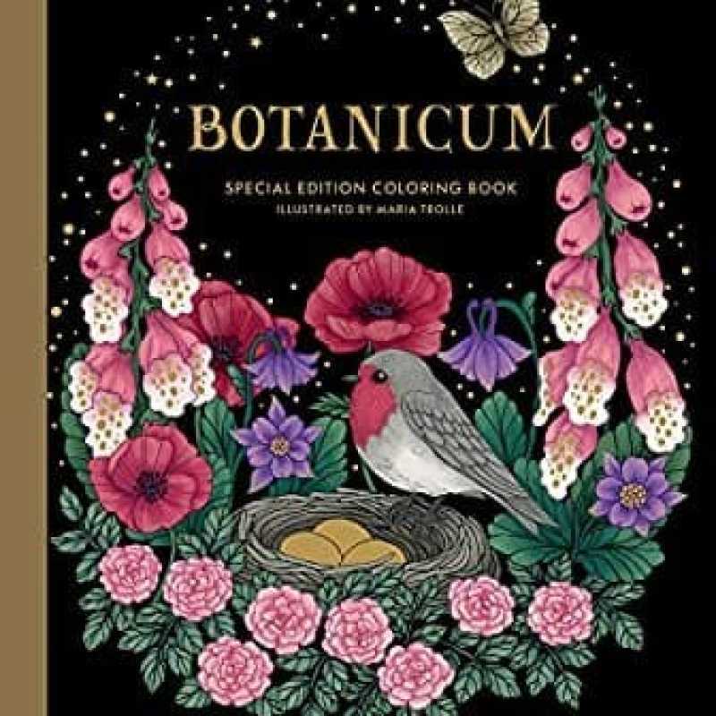 Promo Botanicum Coloring Book Maria Trolle Buku Mewarnai Dewasa Diskon 23% di Seller Kim Nona ...