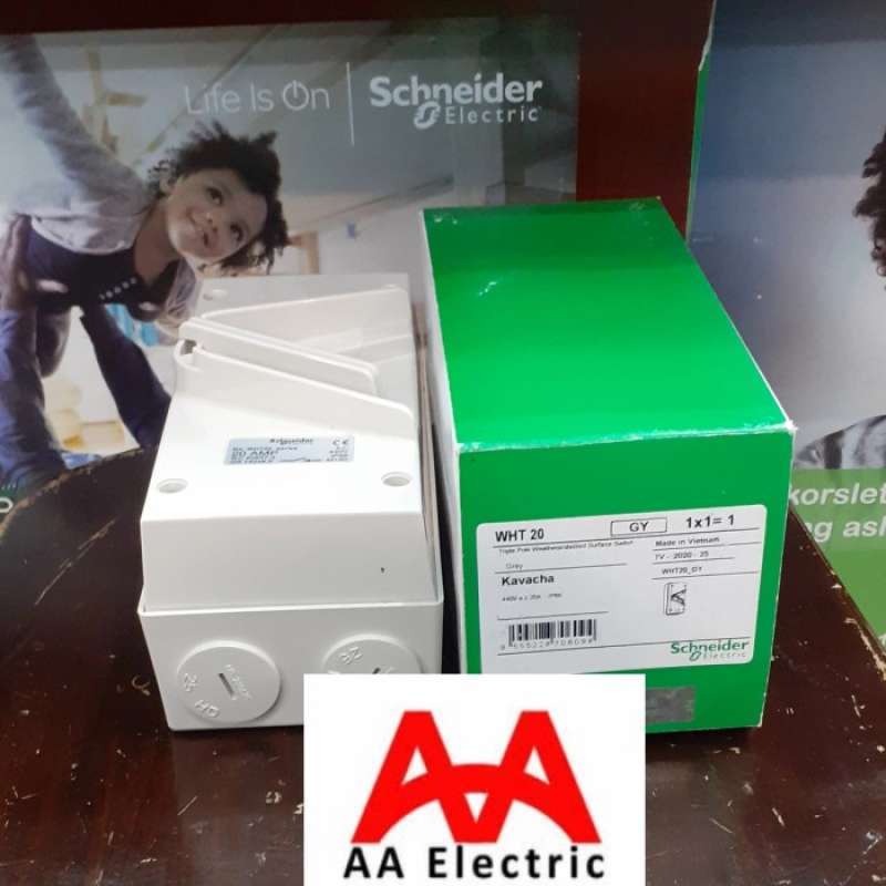 Promo Isolating Switch WHT20 3x20A/3p 20A Type Kavacha merek Schneider Diskon 23% di Seller ...