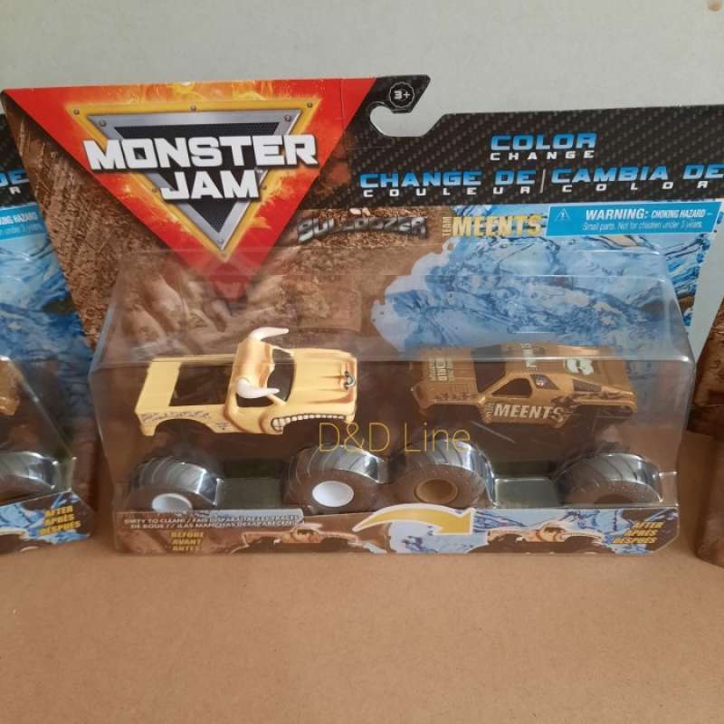 Promo Monster Jam Spin Master Bulldozer Monster Jump Hot Wheels Diskon ...