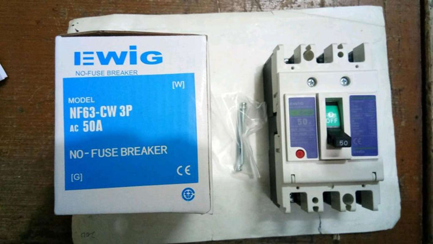 Promo MCCB / No Fuse Breaker / NFB 125CW 3P 63A - 125A Ewig Diskon 23% di Seller Lixia Store ...