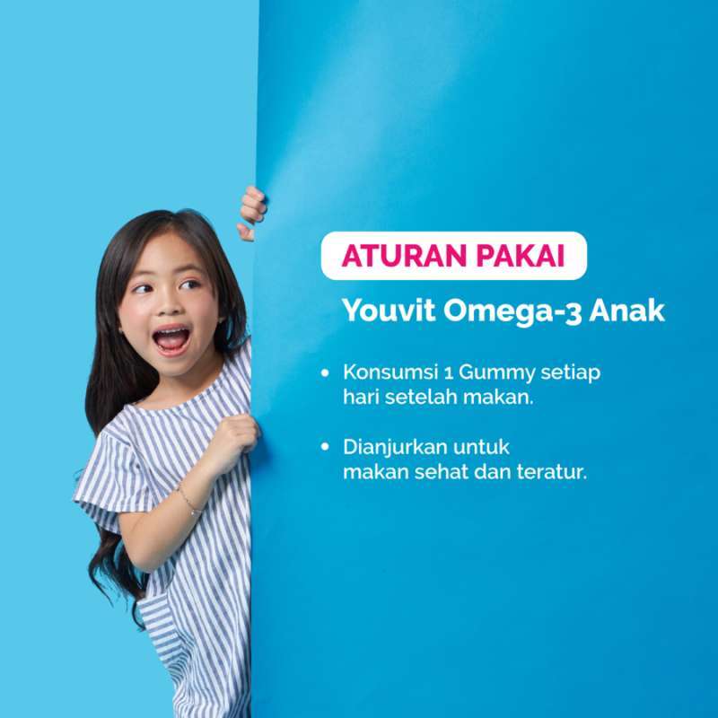 Promo Youvit Omega-3 Anak 7 Hari Dengan Dha, Epa, Ala Gratis Stiker ...