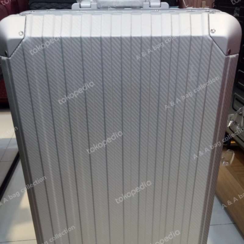 Promo koper hardcase frame no ziper full alumunium Condotti original 24 ...