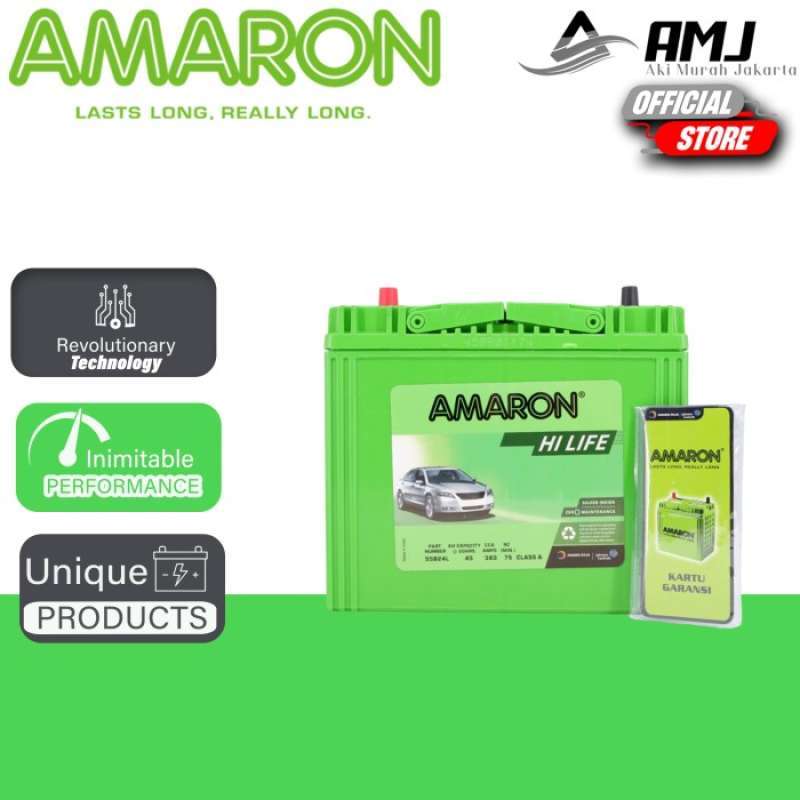 Promo Aki Mobil City Z Lama Ns60l / 55b24l Amaron Hi-life 12v / 45ah Baru - Cargo+kayu Diskon 10 ...