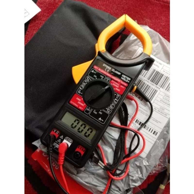 Promo Digital Clamp Meter Tang Ampere Digital Alat Ukur Listrik Clamp ...
