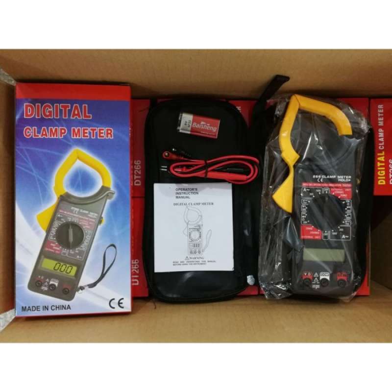 Promo Digital Clamp Meter Tang Ampere Digital Alat Ukur Listrik Clamp ...