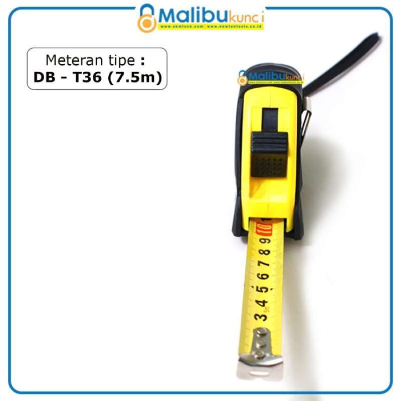 Promo DB-T36 meteran 7.5M / measuring tape / alat ukur / penggaris ...