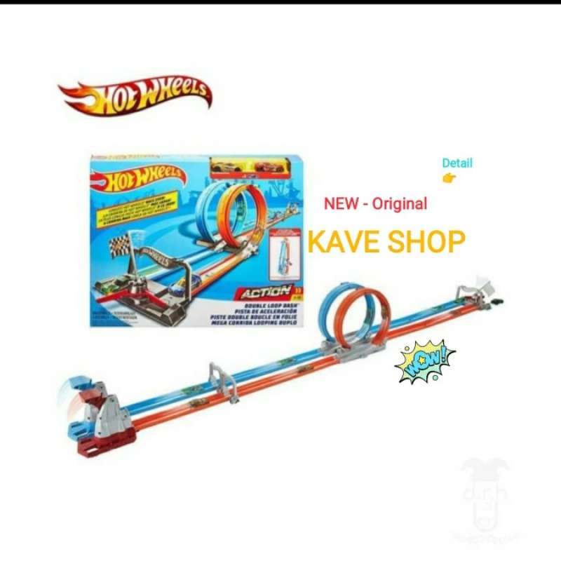Promo Hot Wheels Double Loop Hyper Mile Dual Dash - ORI - NEW Diskon 23 ...