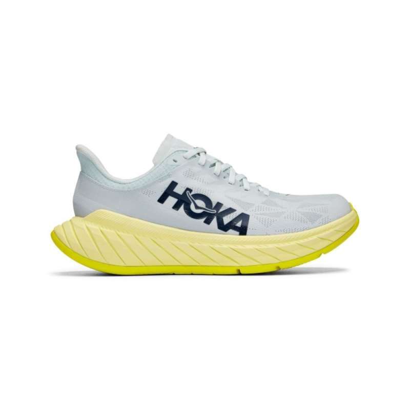 Jual Sepatu Lari Pria Hoka One One Carbon X 2 Blue Flower Luminary ...
