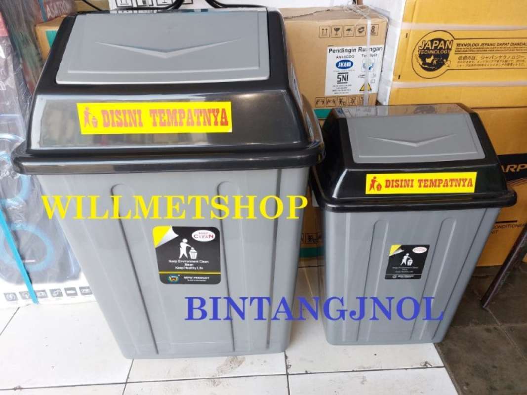 Jual Tong Sampah Tempat Sampah Mpw 55 Liter 100 Liter Dustbin Jumbo ...