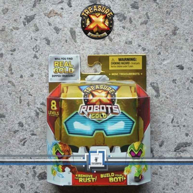 Promo Treasure X Robots Gold Color Reveal Mini Robot Surprises Moose ...