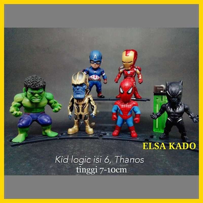 Promo action figure marvel kids logic avengers infinity war thanos hulk ...