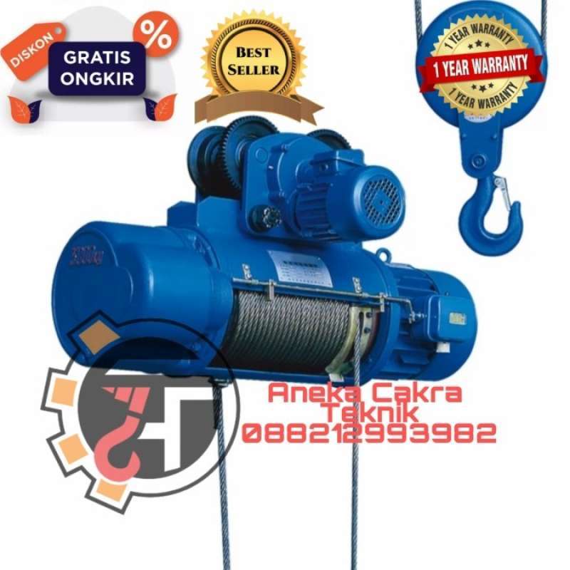 Promo wire rope hoist crane 5 ton x 12 meter Tokyo Lift japan Quality ...