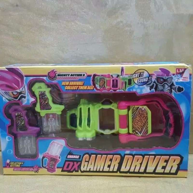 Promo sabuk DX Gamer Driver Henshin Belt 20th S kamen rider ex-aid exaid Diskon 23% di Seller ...