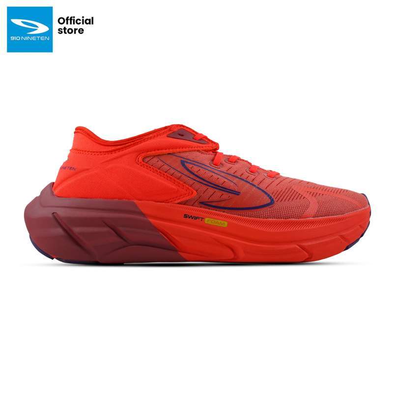 Promo 910 Nineten Hiroshi Sepatu Lari - Merah/ungu-tua Diskon 5% Di ...