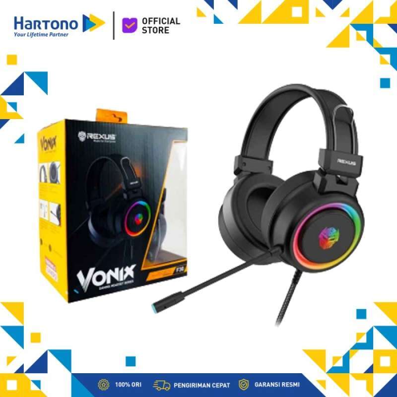 Promo Rexus Gaming Headset F30 RX-F30-BK Diskon 23% di Seller ID ...