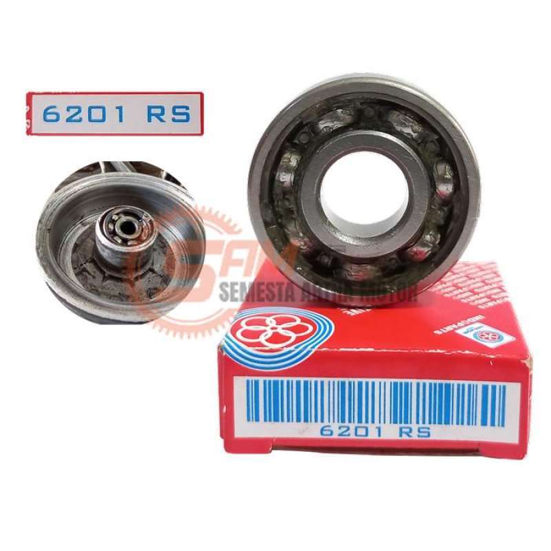Jual Indopart Bearing 6201 Rs Laher Roda Depan Belakang Motor Honda ...