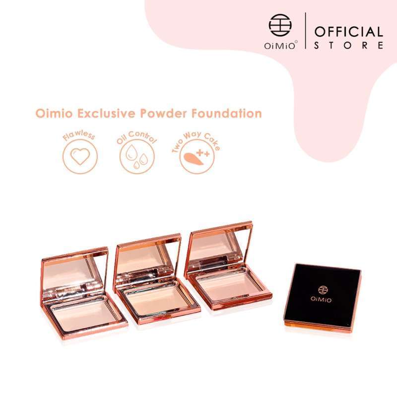 Jual Oimio Exclusive Powder Foundation - Bedak Dengan Tingkat Coverage ...
