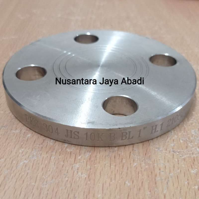 Promo Blind Flange/Flange Buta Stainless SS 304 JIS 10K 1 Inchi DN 25 ...
