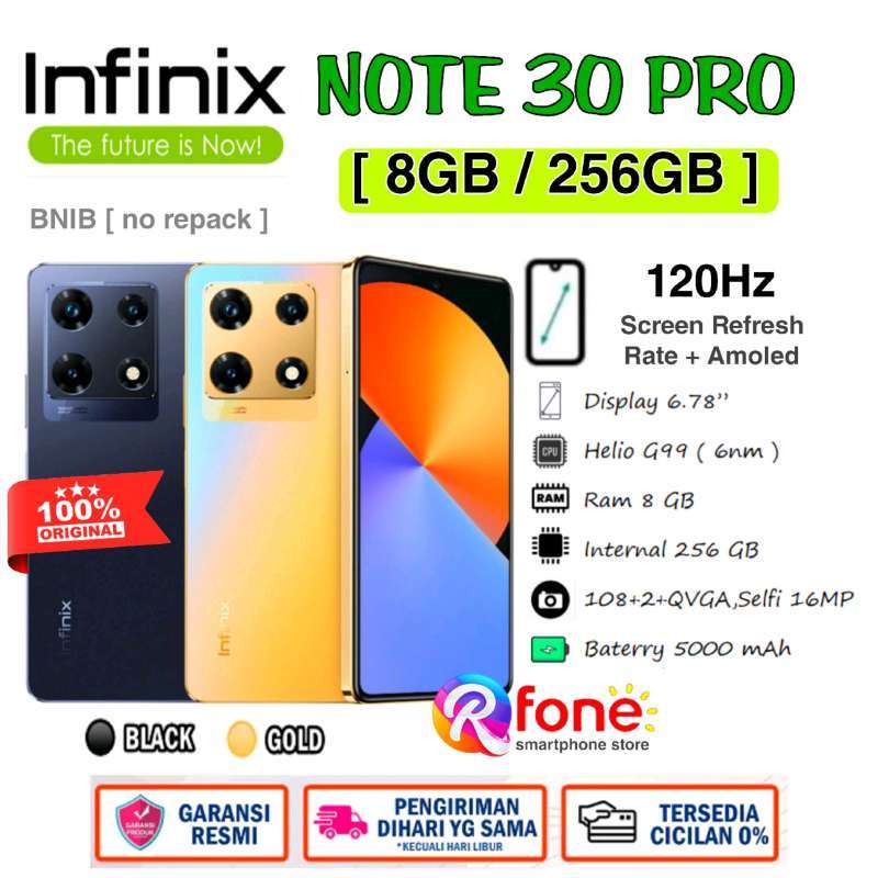 Promo Infinix Note 30 Pro 8/256GB | BNIB Garansi Resmi Diskon 13% di ...