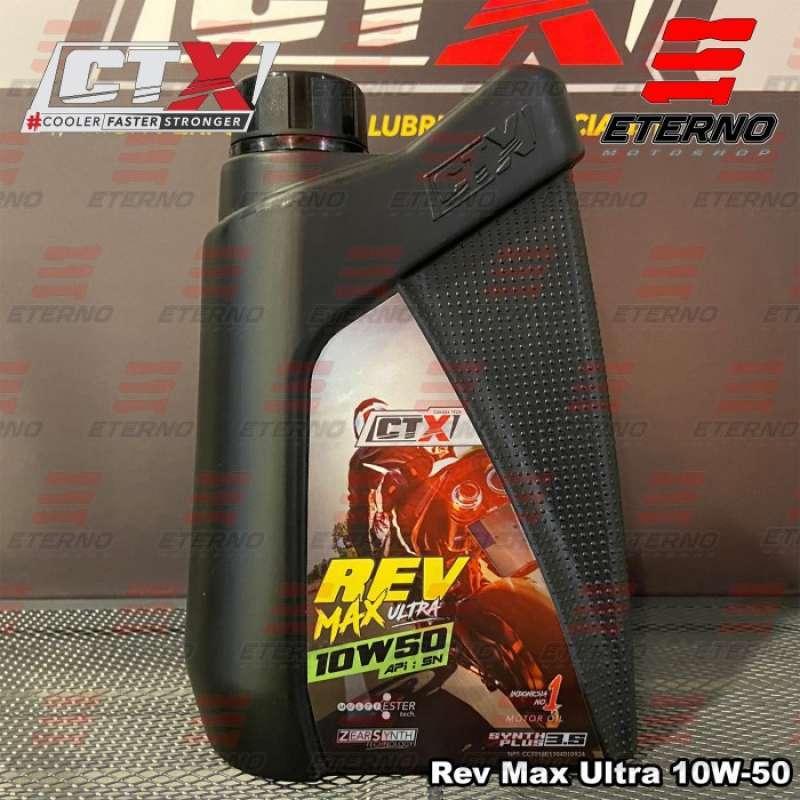 Promo Rev Max Ultra Ctx 10W-50 Oli Racing Motor Full Sintetik Ester ...
