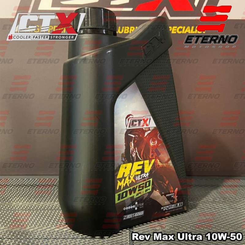 Promo Rev Max Ultra Ctx 10W-50 Oli Racing Motor Full Sintetik Ester ...