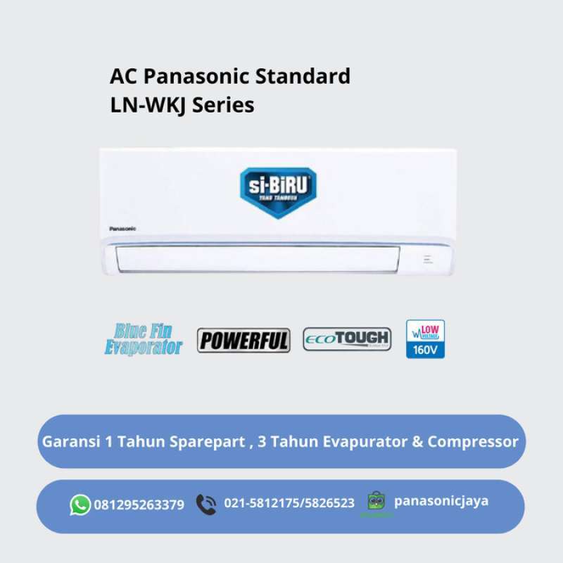 Promo AC Split Standard Si-Biru 1PK LN9WKJ (unit only) Diskon 23% di ...