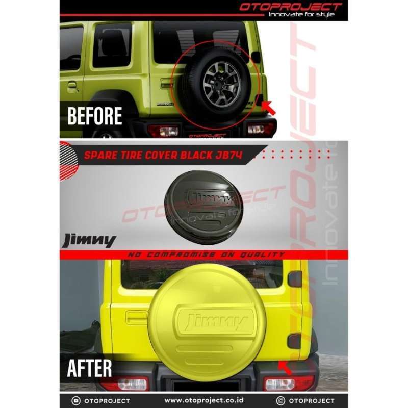 Jual Cover Ban Serep Jimny Spare Wheel Cover Suzuki Jimny JB74 2019 ...