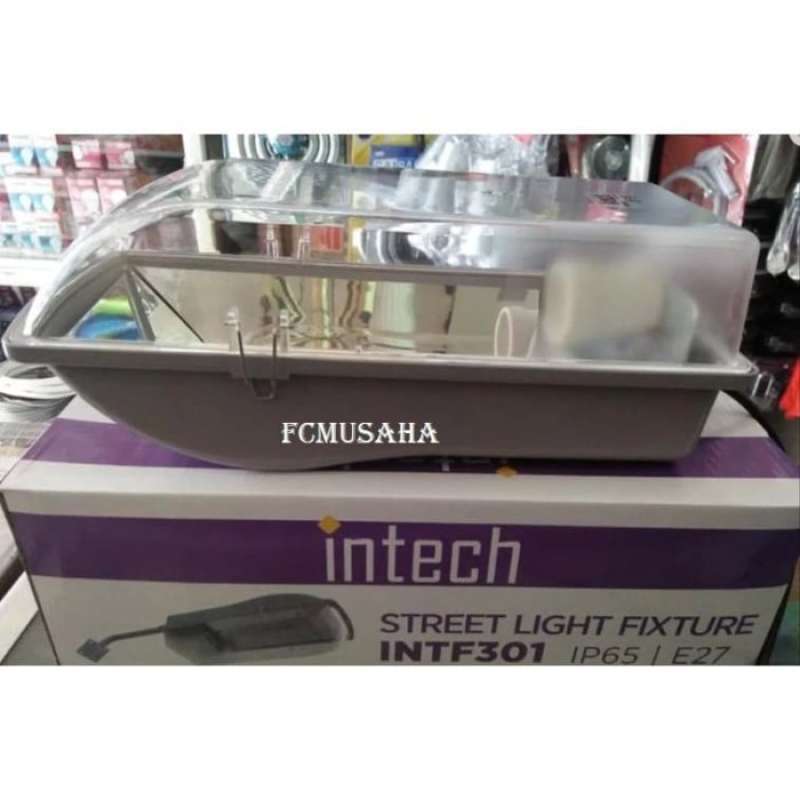 Promo KAP LAMPU JALAN PJU E27 MERK INTECH INTF301 Diskon 23% di Seller Surota Aska - Cengkareng ...