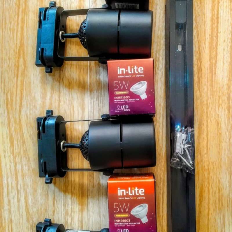 Promo Track Light Set ( 1 meter isi 2 lampu mr16 ) Led inlite 5w Diskon ... Promo Track Light Set ( 1 meter isi 2 lampu mr16 ) Led inlite 5w Diskon ...