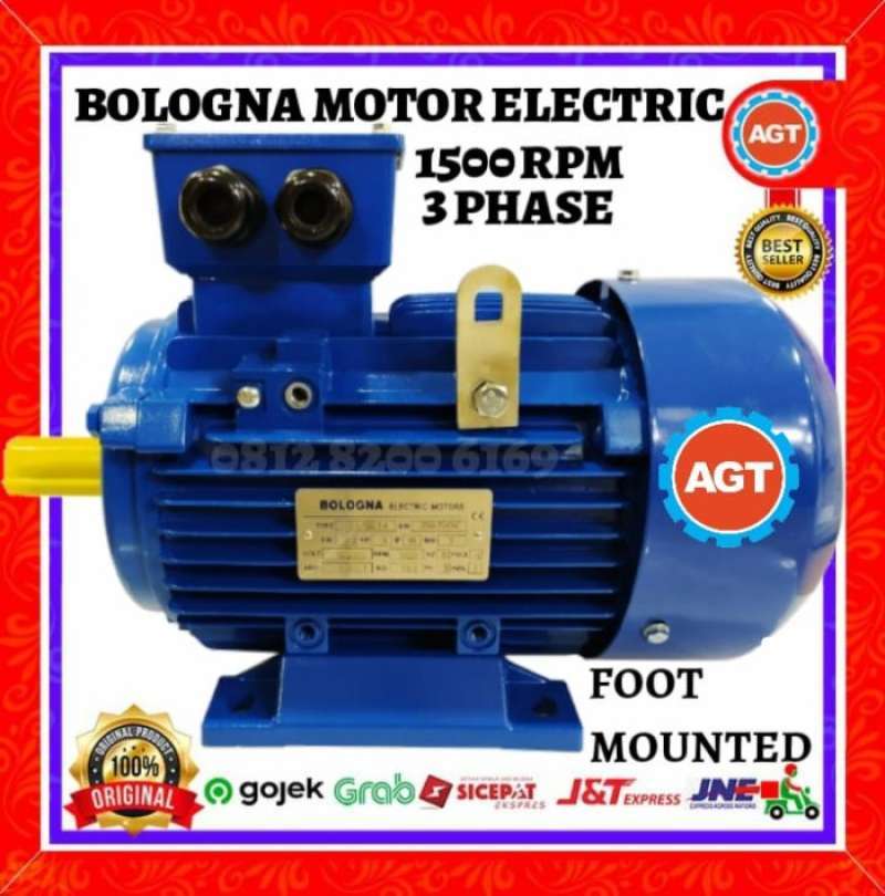 Promo BOLOGNA 4HP/3/4POLE/B3 FRAME 100L2-4 MOTOR 3PHASE - READY Diskon ...