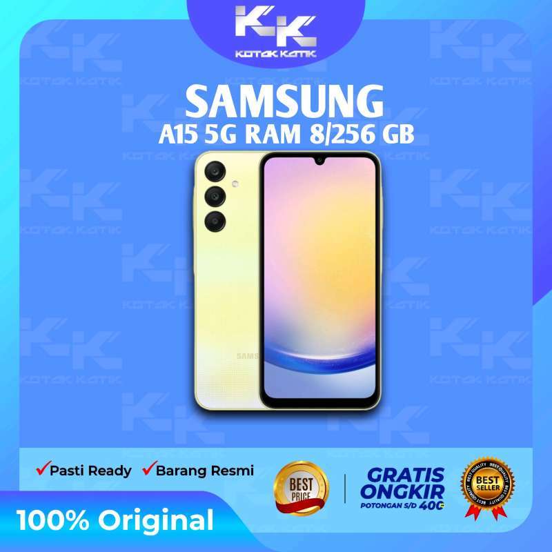 Jual SAMSUNG A15 5G RAM 8/256GB - NEW GARANSI RESMI di Seller Kotak ...